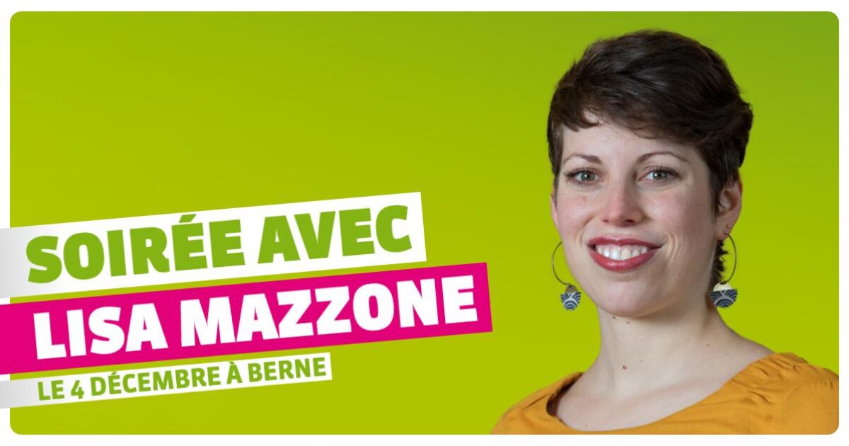 Soirée avec Lisa Mazzone – Les VERT-E-S suisses